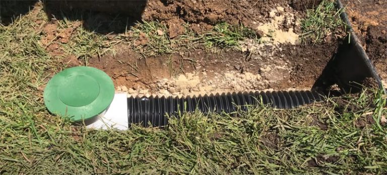 Underground Gutter Drainage - Austin Gutter King